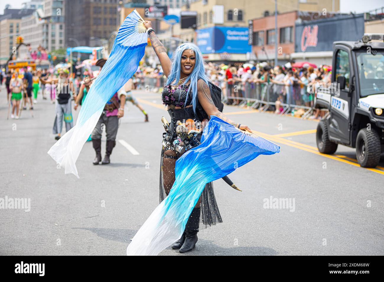 New York, USA. 22nd June, 2024. A participant of the 42nd Annual ...