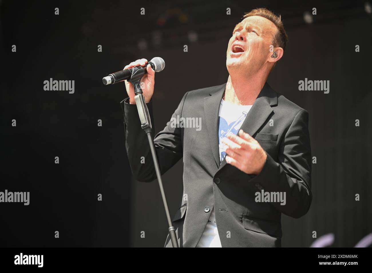 Jason Donovan Performing at Lets Rock Leeds 80s Festival 2024 ,Leeds ...