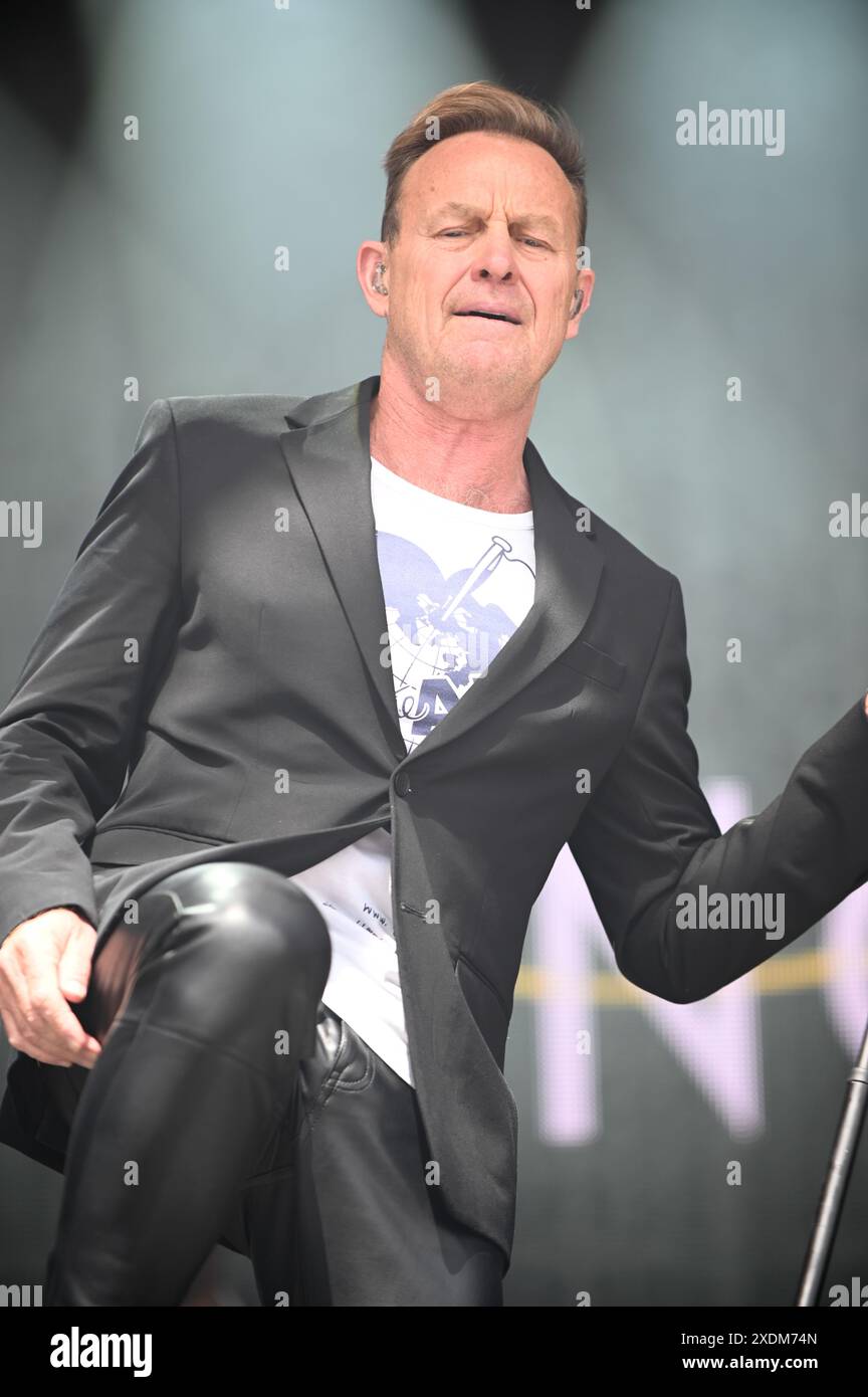 Jason Donovan Performing at Lets Rock Leeds 80s Festival 2024 ,Leeds ...