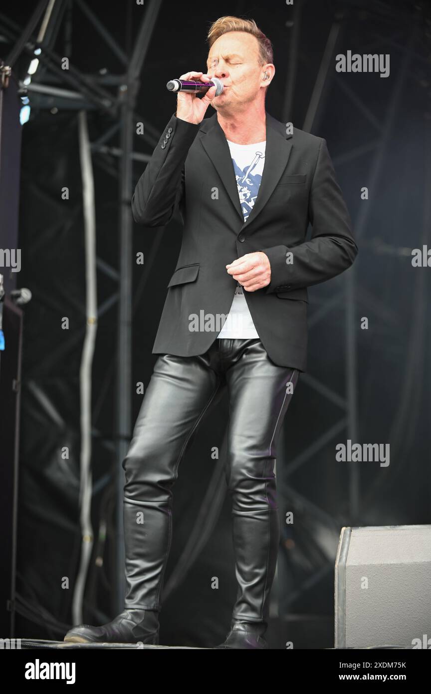 Jason Donovan Performing at Lets Rock Leeds 80s Festival 2024 ,Leeds ...