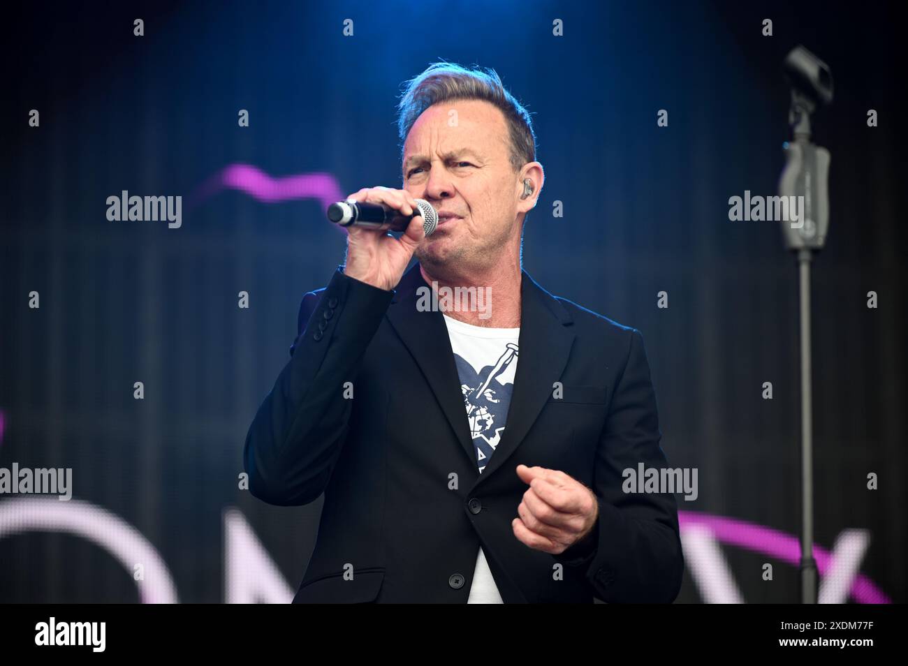 Jason Donovan Performing at Lets Rock Leeds 80s Festival 2024 ,Leeds ...