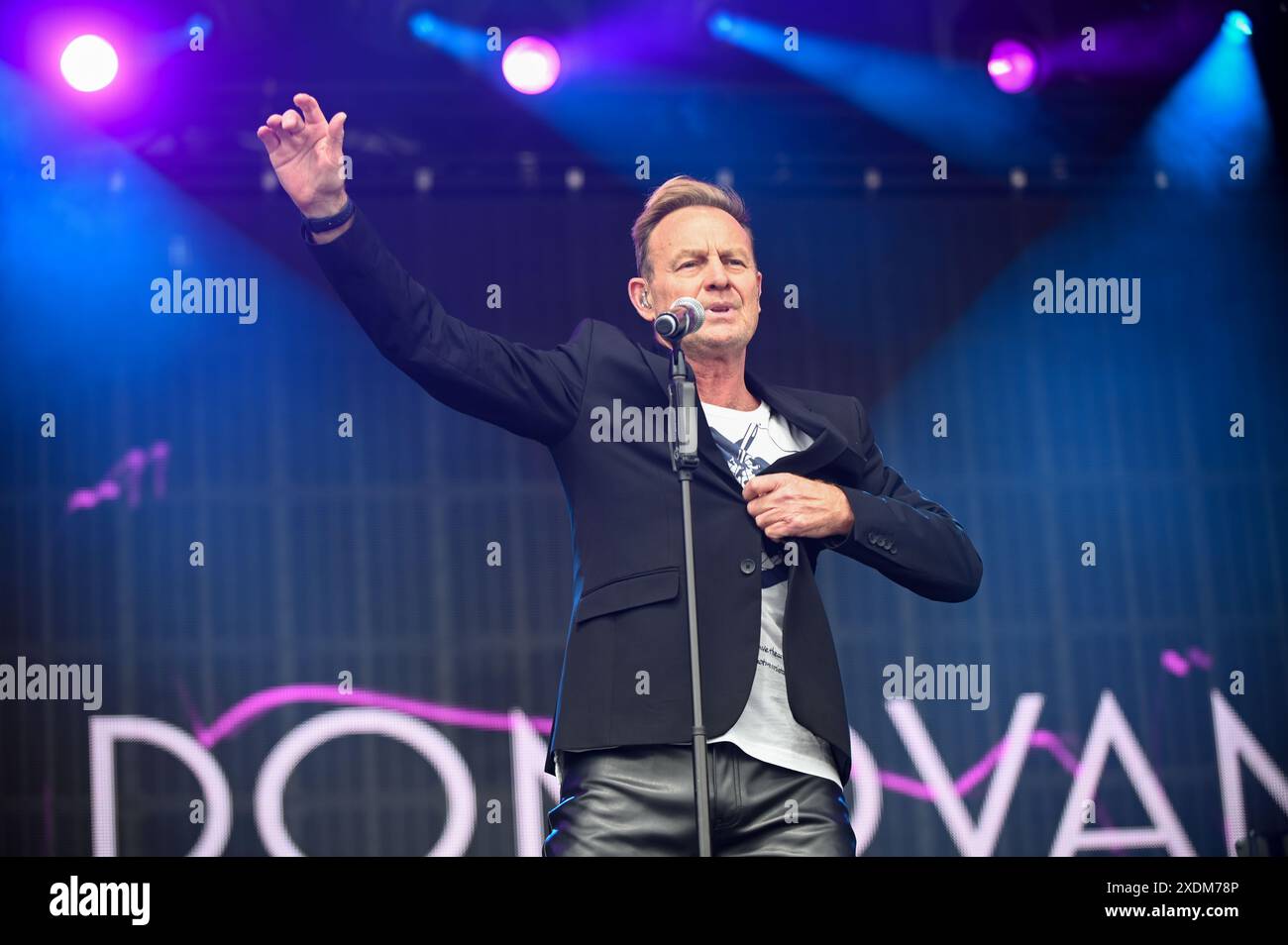 Jason Donovan Performing at Lets Rock Leeds 80s Festival 2024 ,Leeds ...