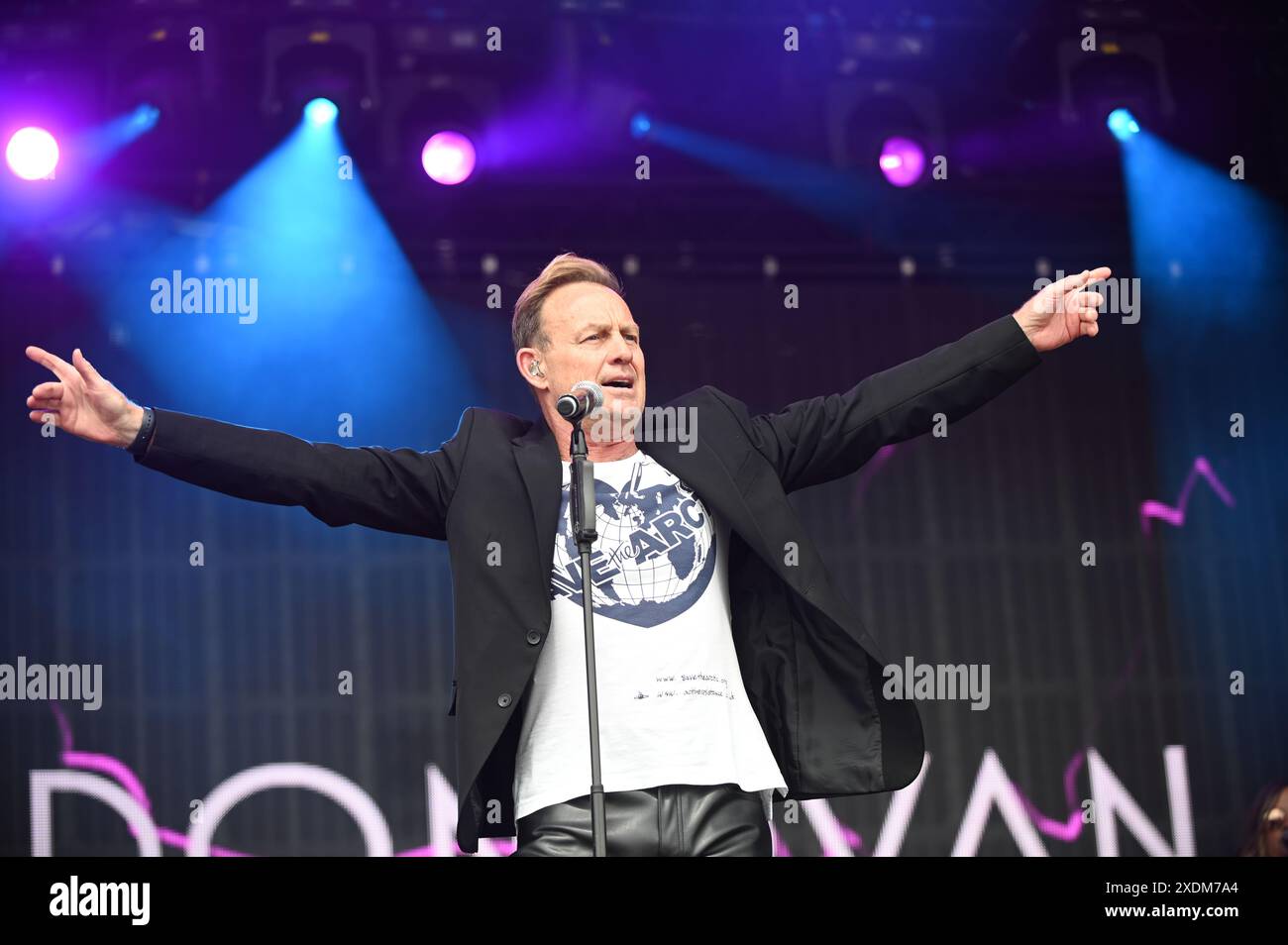 Jason Donovan Performing at Lets Rock Leeds 80s Festival 2024 ,Leeds ...