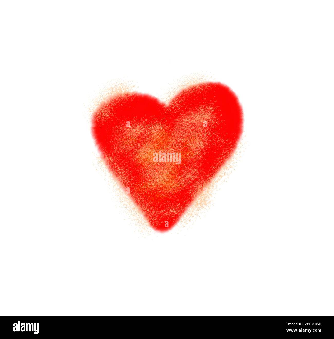 Abstract love symbol on white background Stock Photo - Alamy