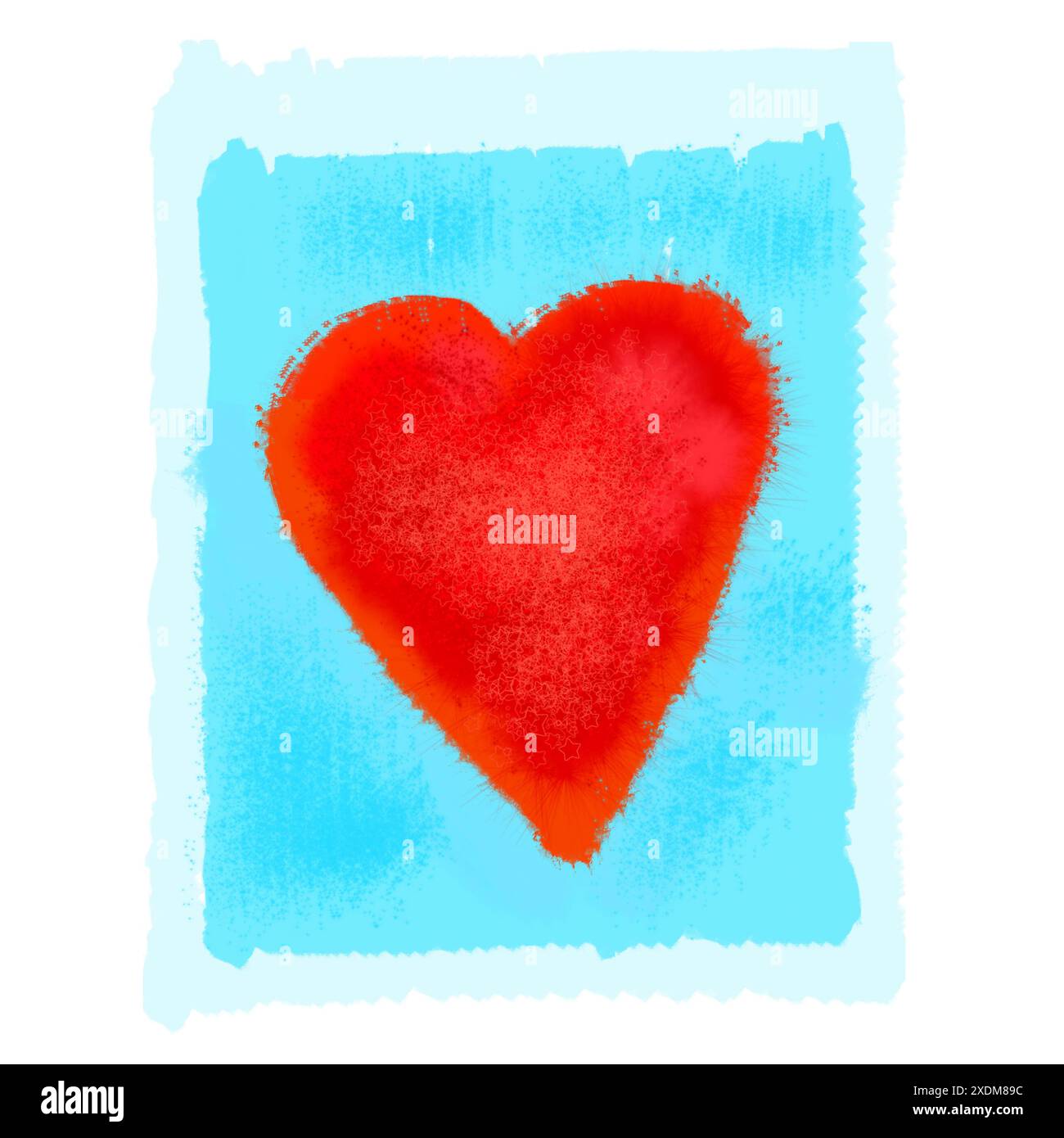 Blue heart icon on Cut Out Stock Images & Pictures - Alamy