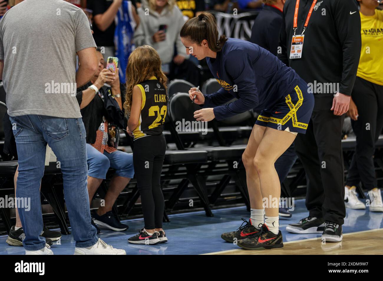 Chicago, USA. 23rd June, 2024. Chicago, USA, June 23, 2024: Caitlin ...