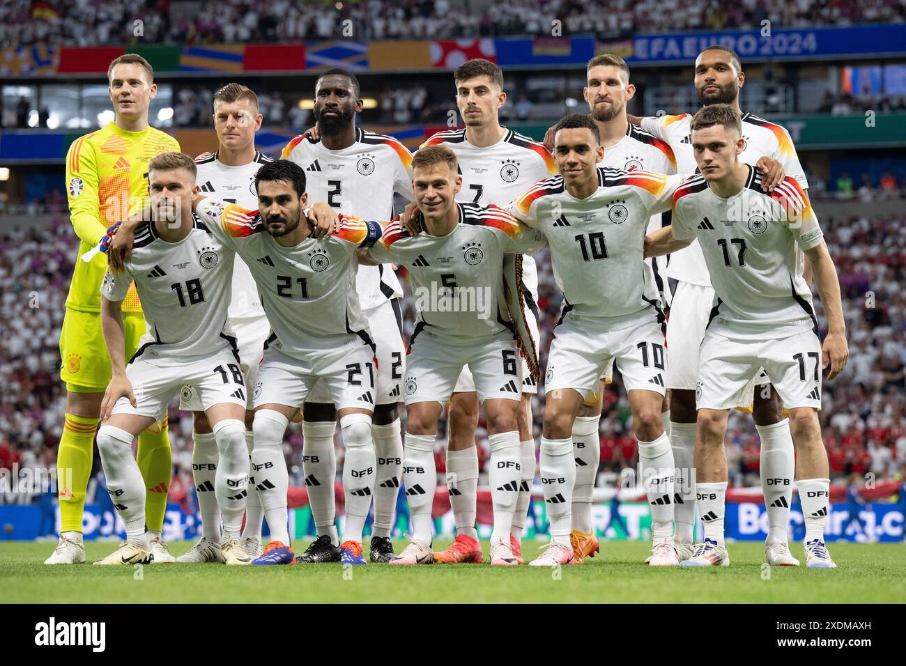 23 June 2024, Hesse, Frankfurt/M.: Soccer, UEFA Euro 2024, European ...