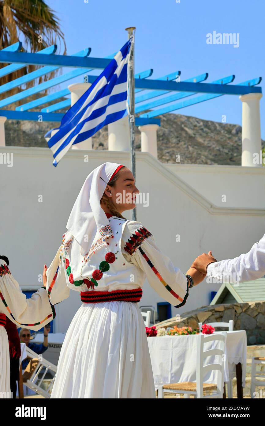 Tilos Island, Dodecanese. Scenes from filming of a television program ...