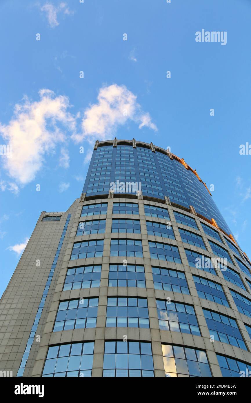 Big blue glass windows at modern building hi-res stock photography and ...