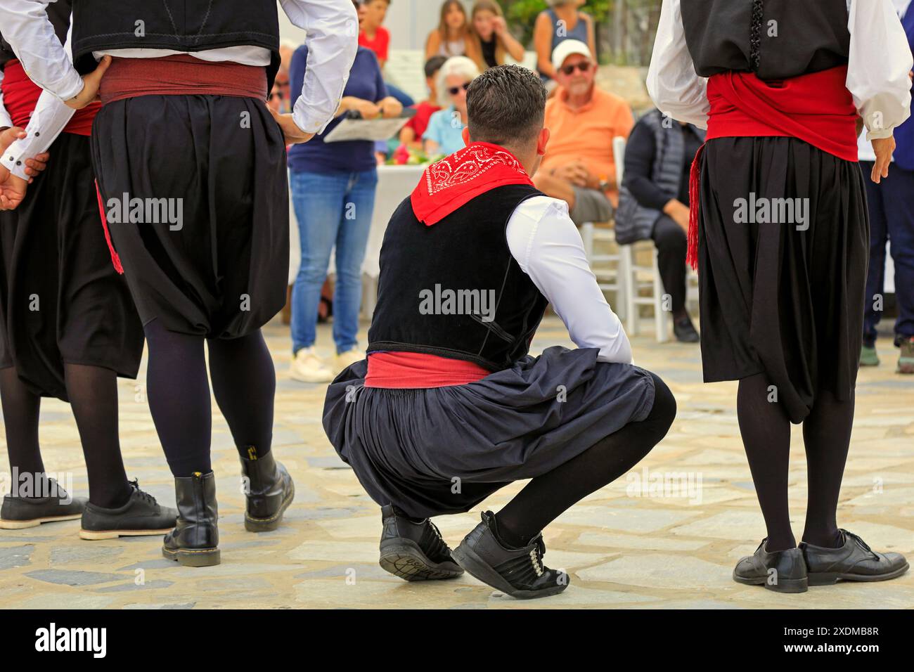 Tilos Island, Dodecanese. Scenes from filming of a television program ...