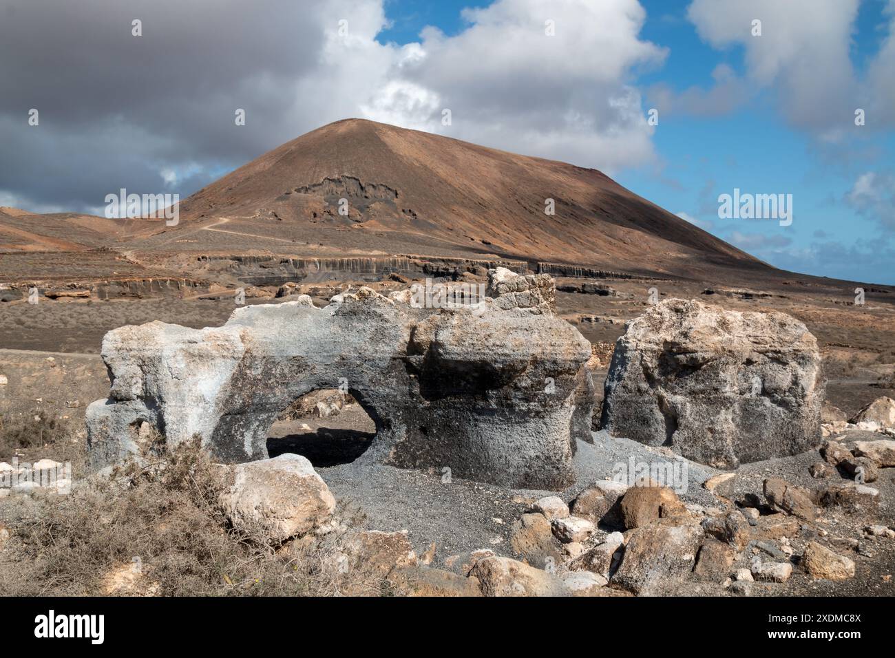 Natural park with various rock formations created by erosion. Called ...