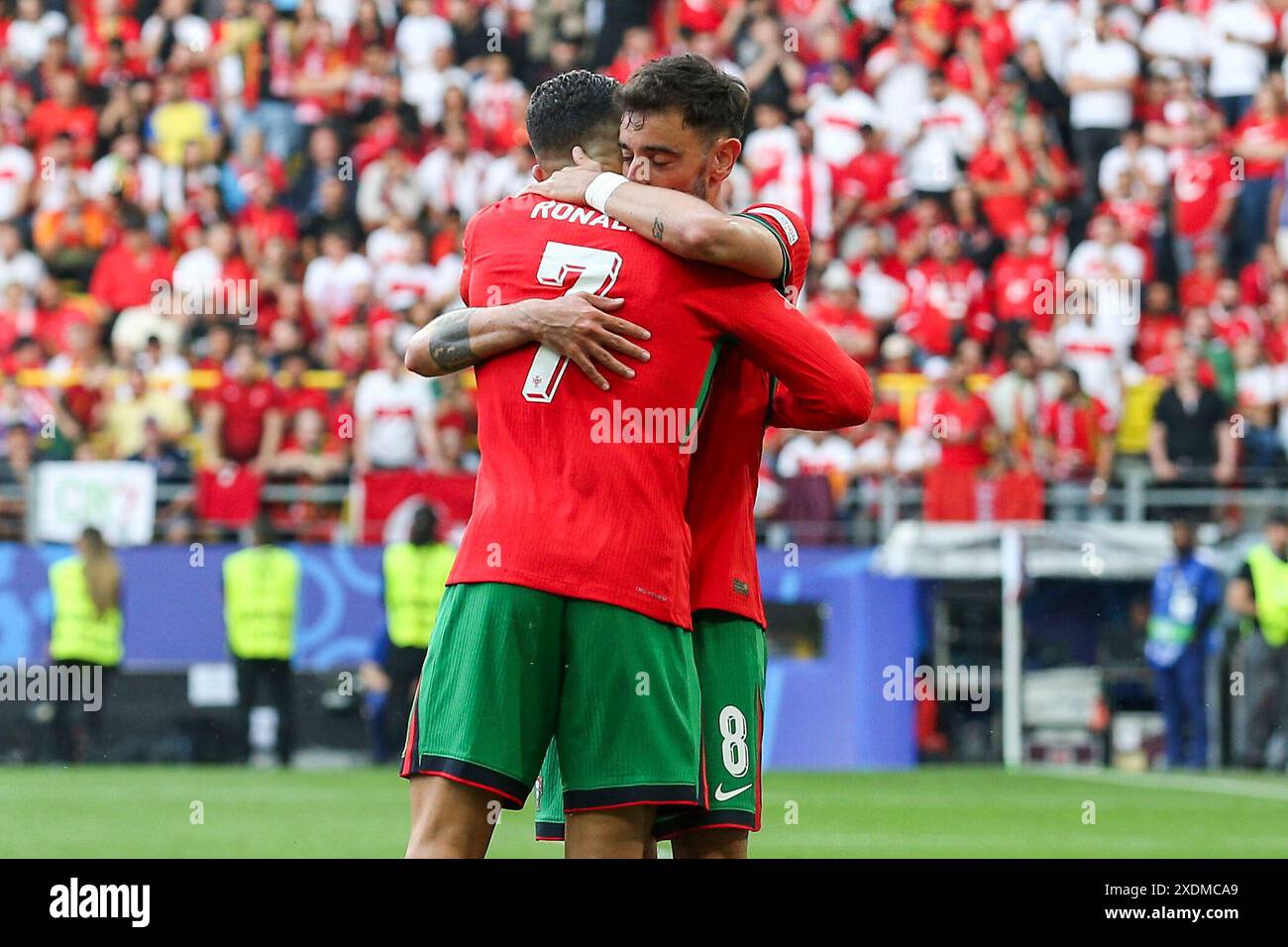 Portugal Bruno Fernandes scores a GOAL 0-3 and celebrates Portugal ...