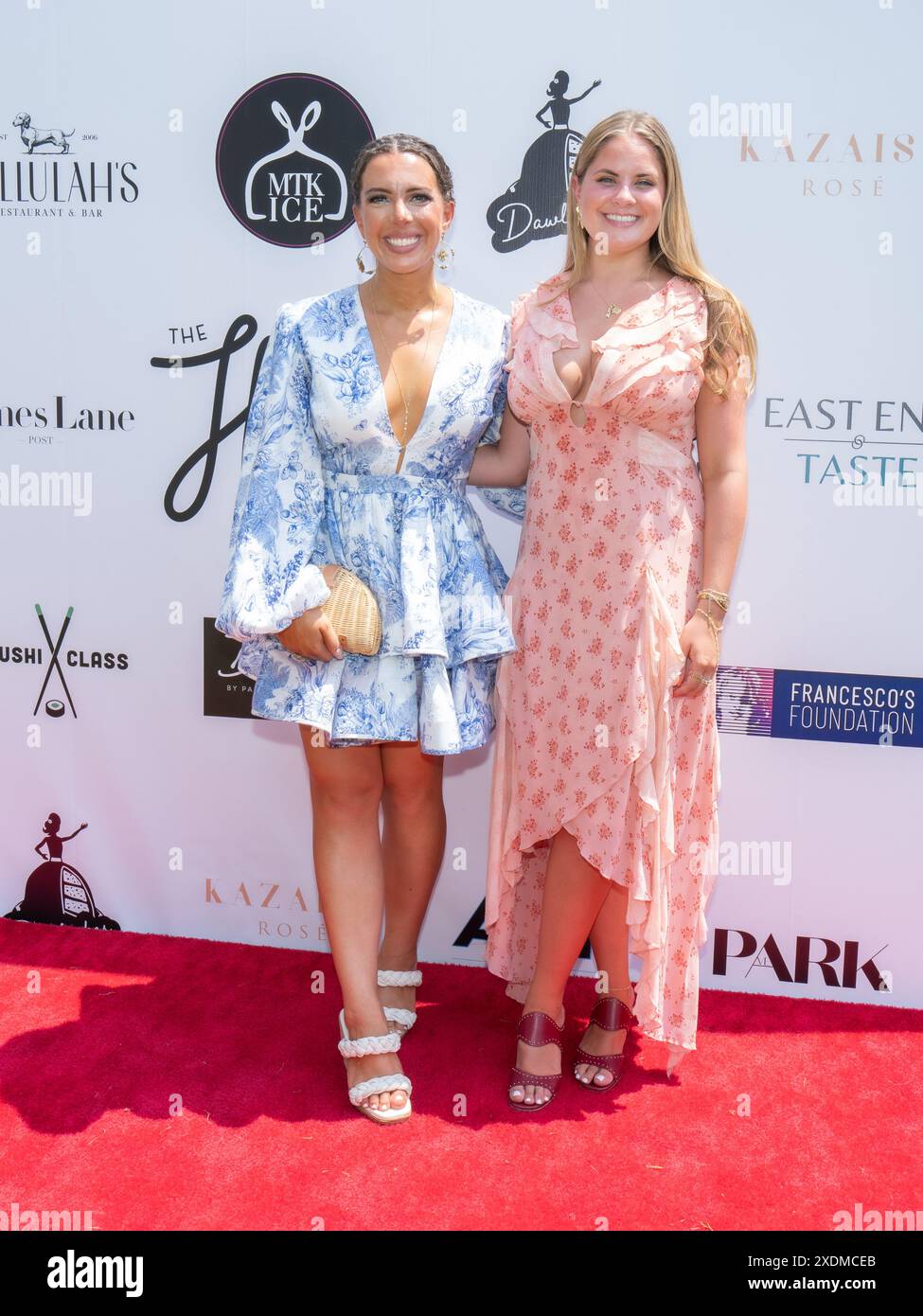 Vanessa Gordon and Hanna Collins attends the Hampton's Interactive ...