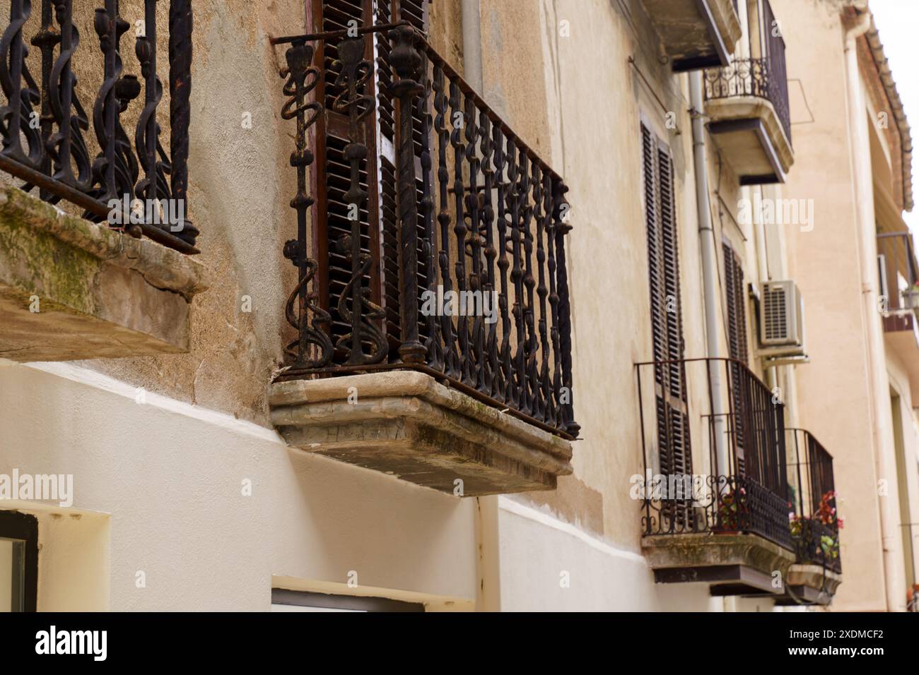 Spanish window wrought iron balcony hi-res stock photography and images ...
