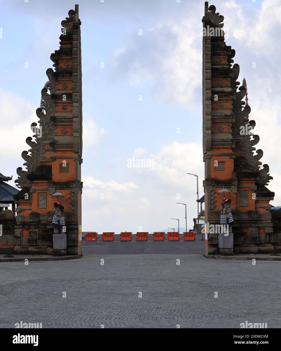 Entrance of Pura Besakih mother temple in Bali, Indonesia Stock Photo ...