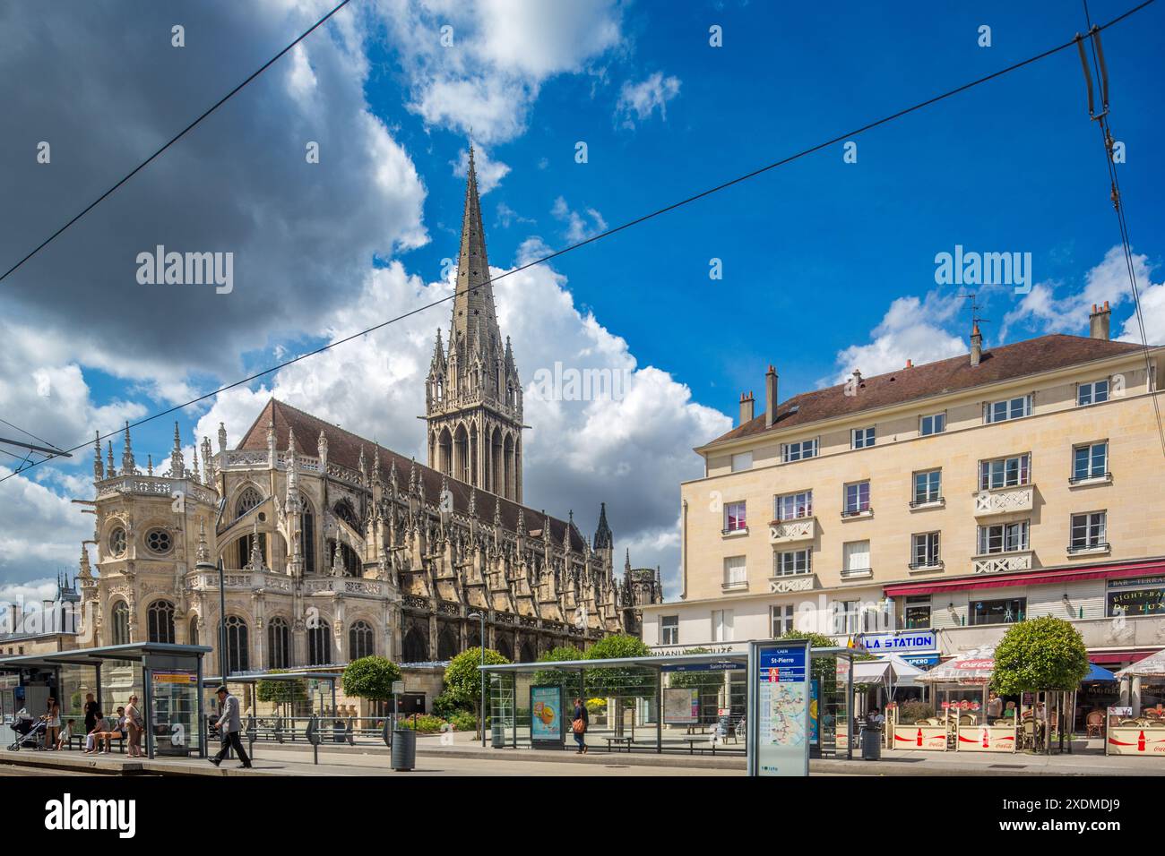 Stunning Gothic Church of Saint-Pierre, located in Caen, Normandy ...