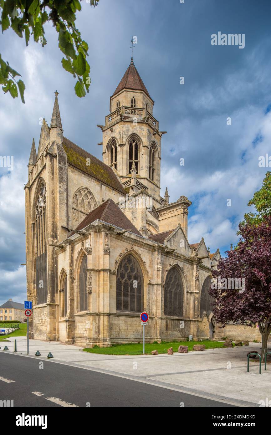 Historic Saint-Etienne-le-Vieux Church in Caen, Normandy, France ...