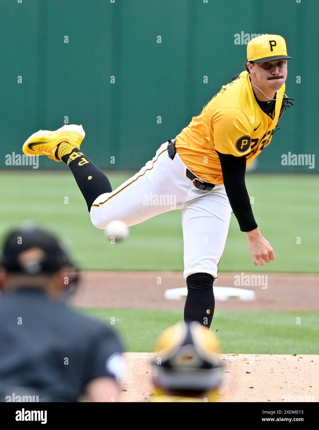 Pittsburgh, United States. 23rd June, 2024. Pittsburgh Pirates pitcher ...