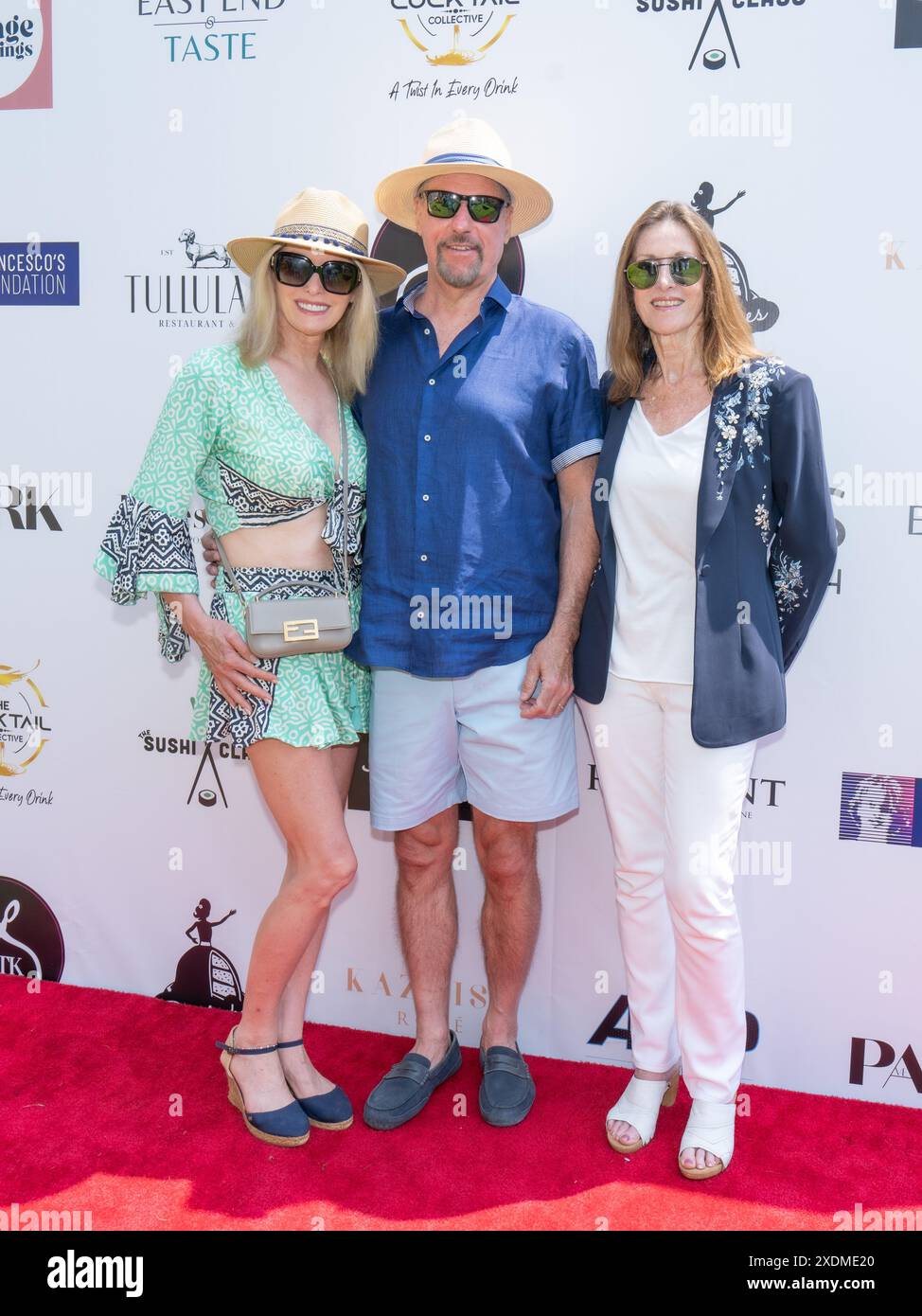 Noreen Donovan, Jim Byrnes and Jennifer Allsop attends the Hampton's ...