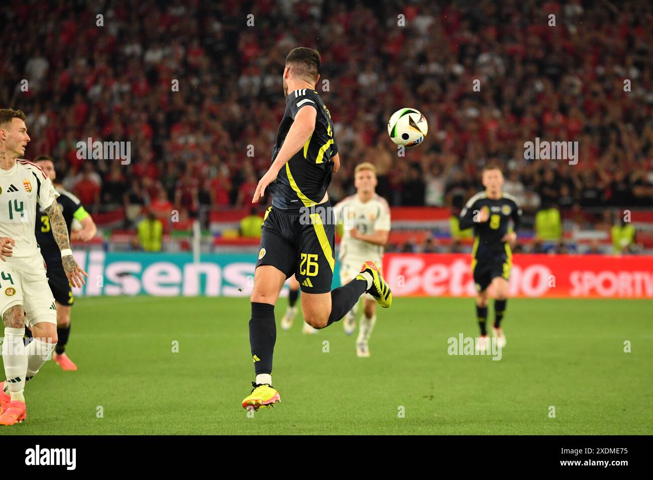 Stuttgart, Germany, 23rd Jun, 2024. Scotland supporters at the match ...