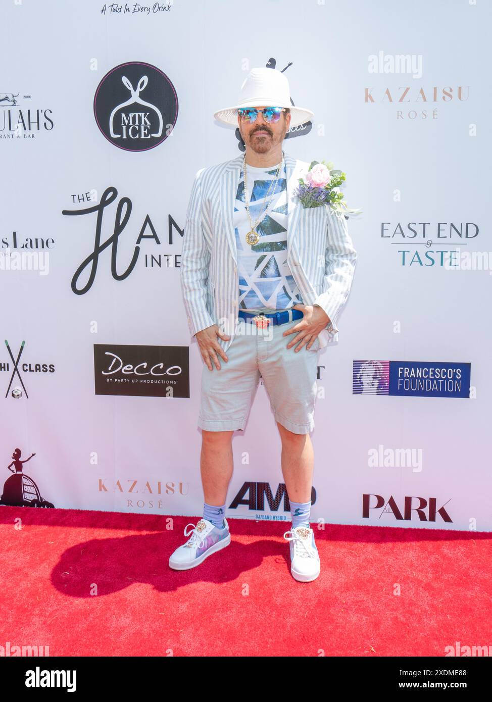 Eric Andrew Ruiz attends the Hampton's Interactive Brunch benefitting ...