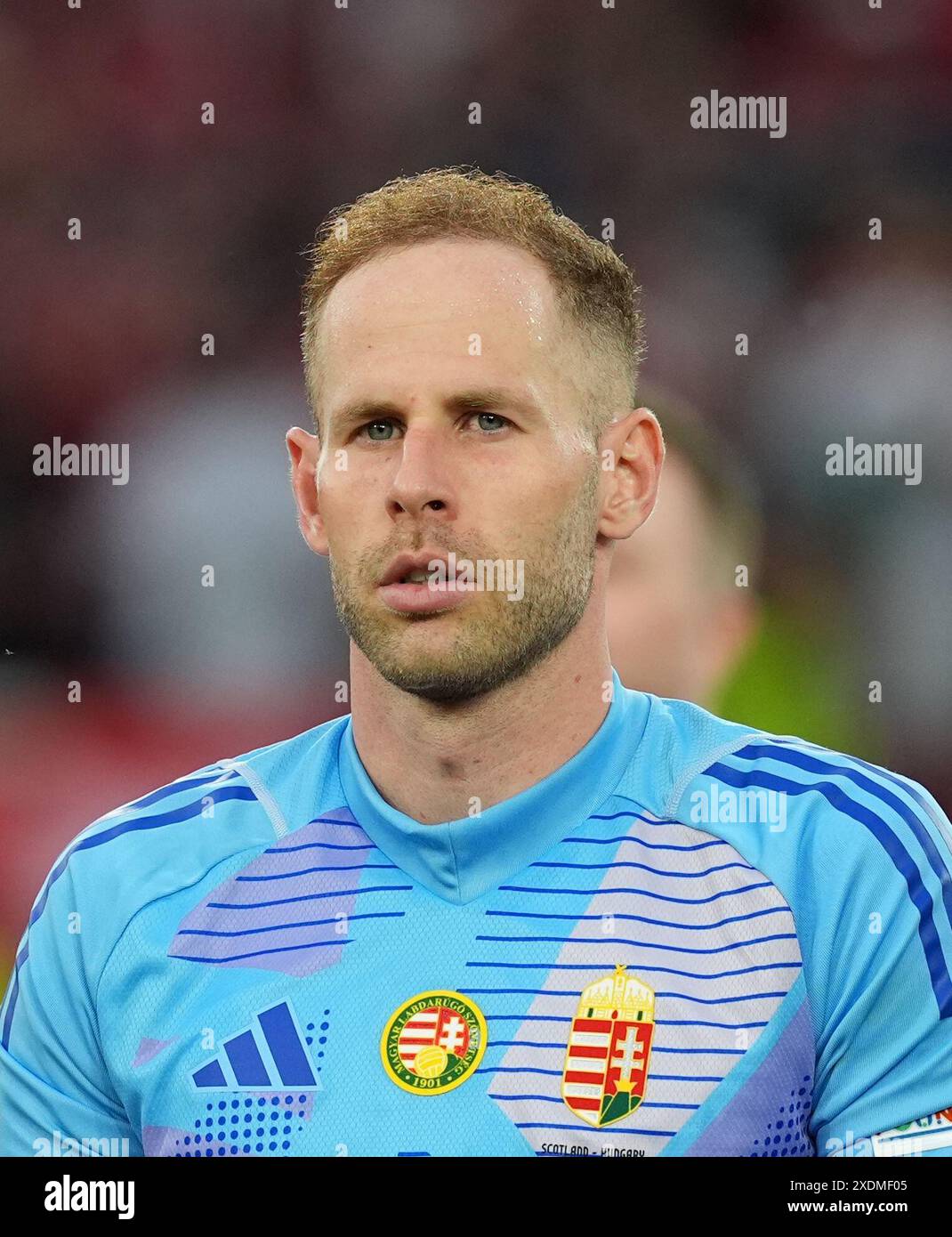 Hungary goalkeeper Peter Gulacsi during the UEFA Euro 2024 Group A ...