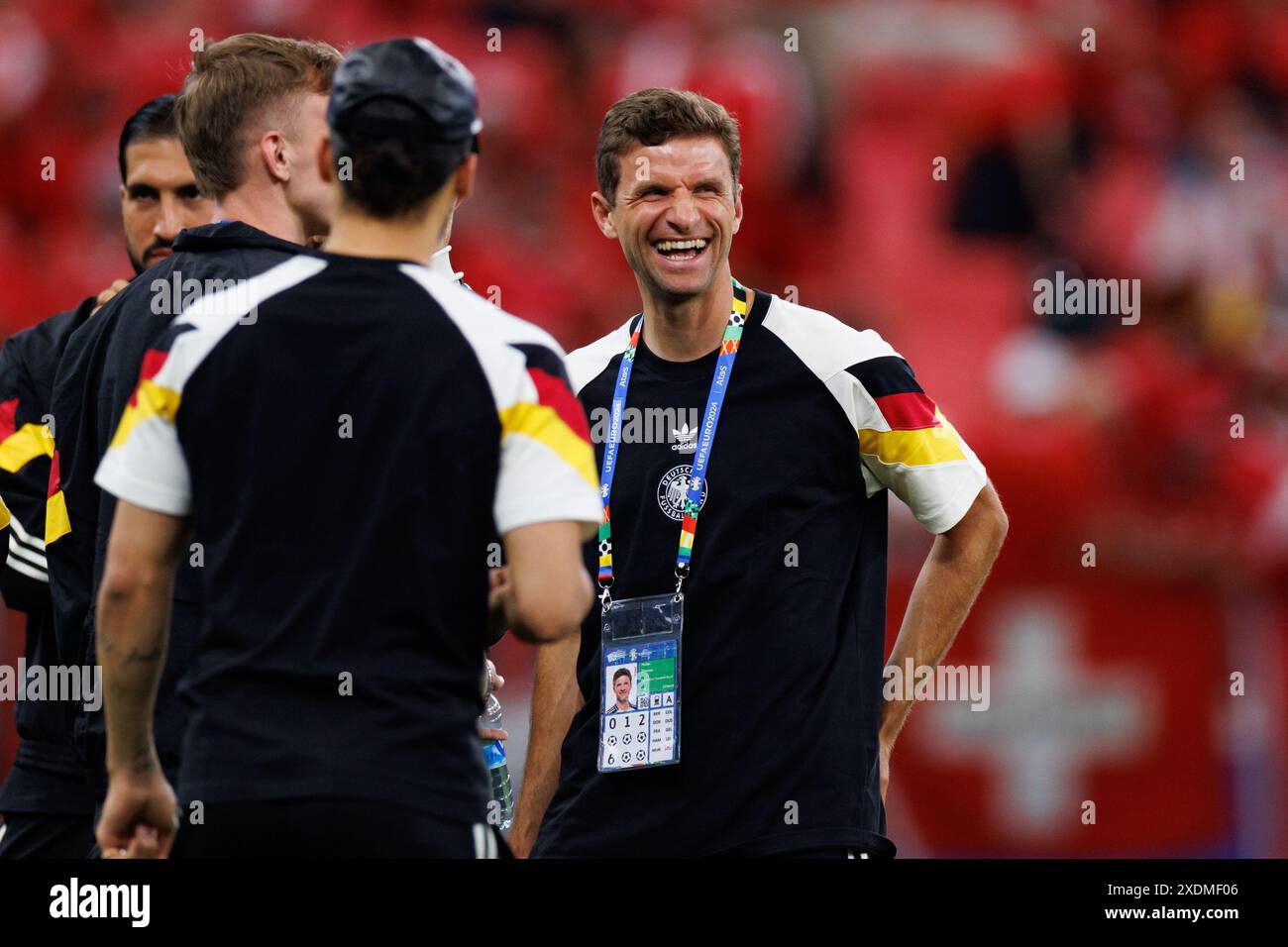 Thomas Muller seen during UEFA Euro 2024 game between national teams of ...