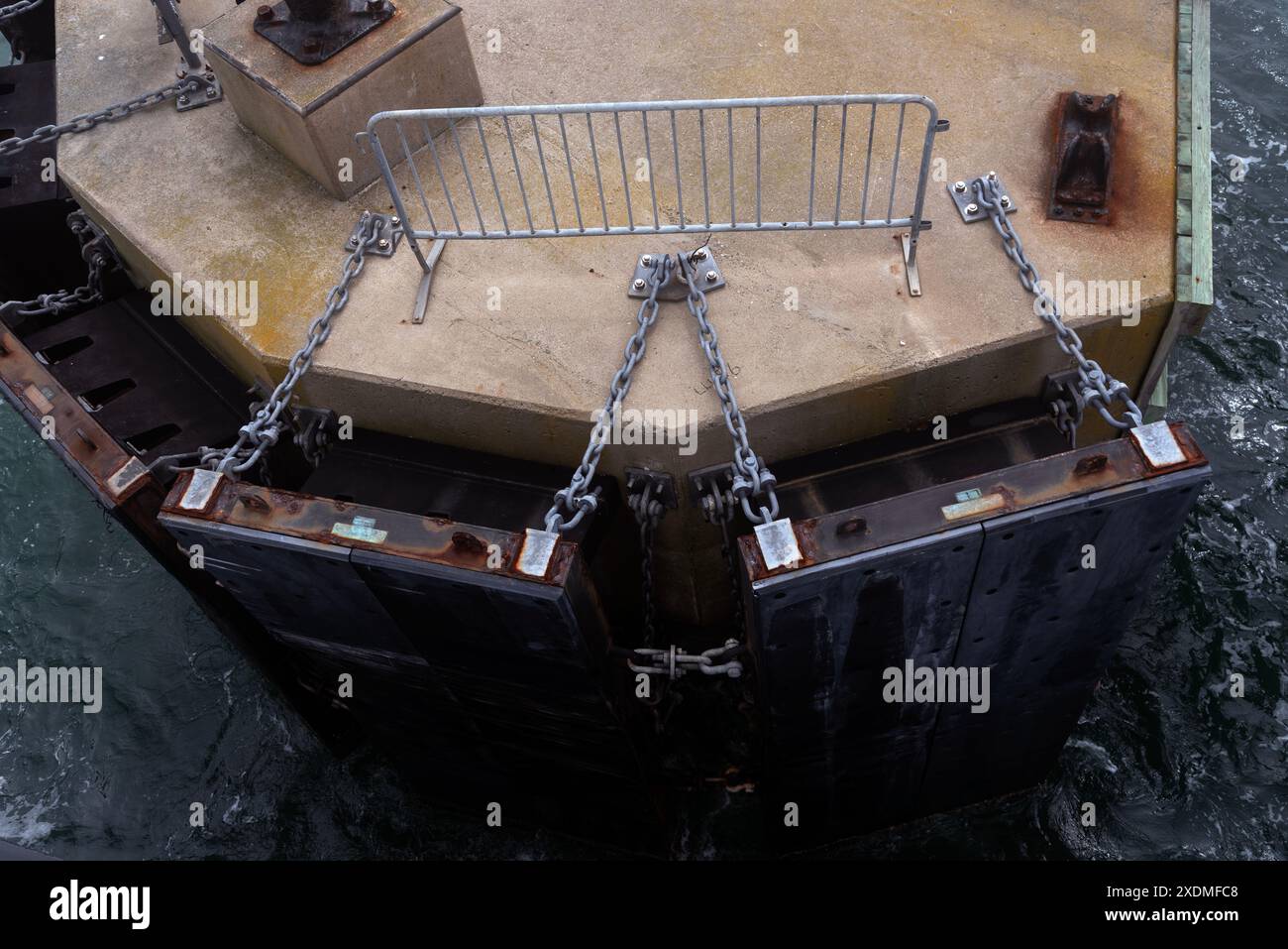 Oak Bluffs Authority Ferries pier , Martha's Vineyard, MA, USA Stock ...