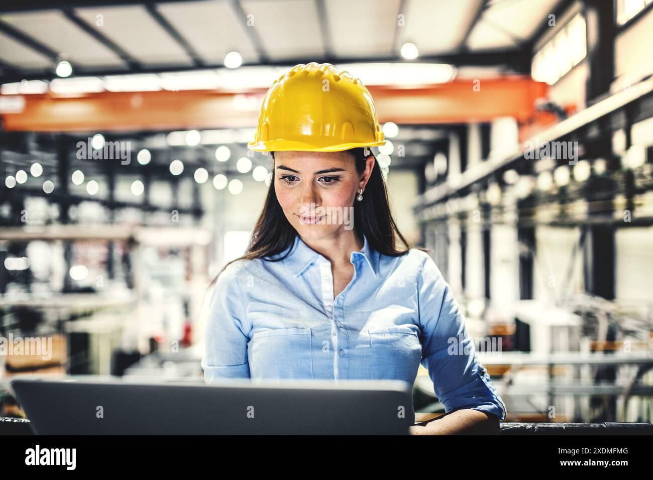 Modern factory female project manager hi-res stock photography and ...