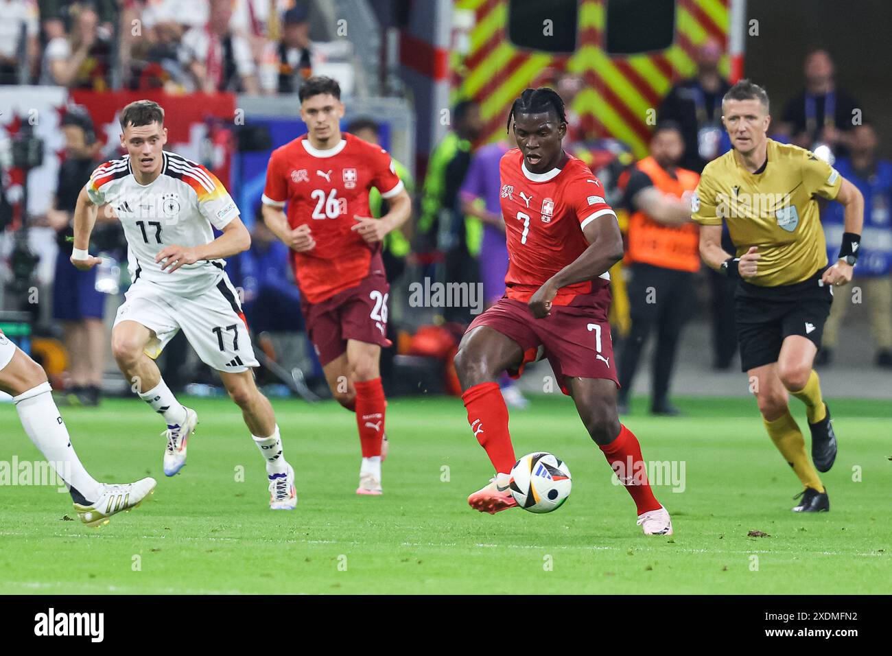 Breel Donald Embolo (Schweiz, #07), Florian Wirtz (Deutschland,#17) GER ...