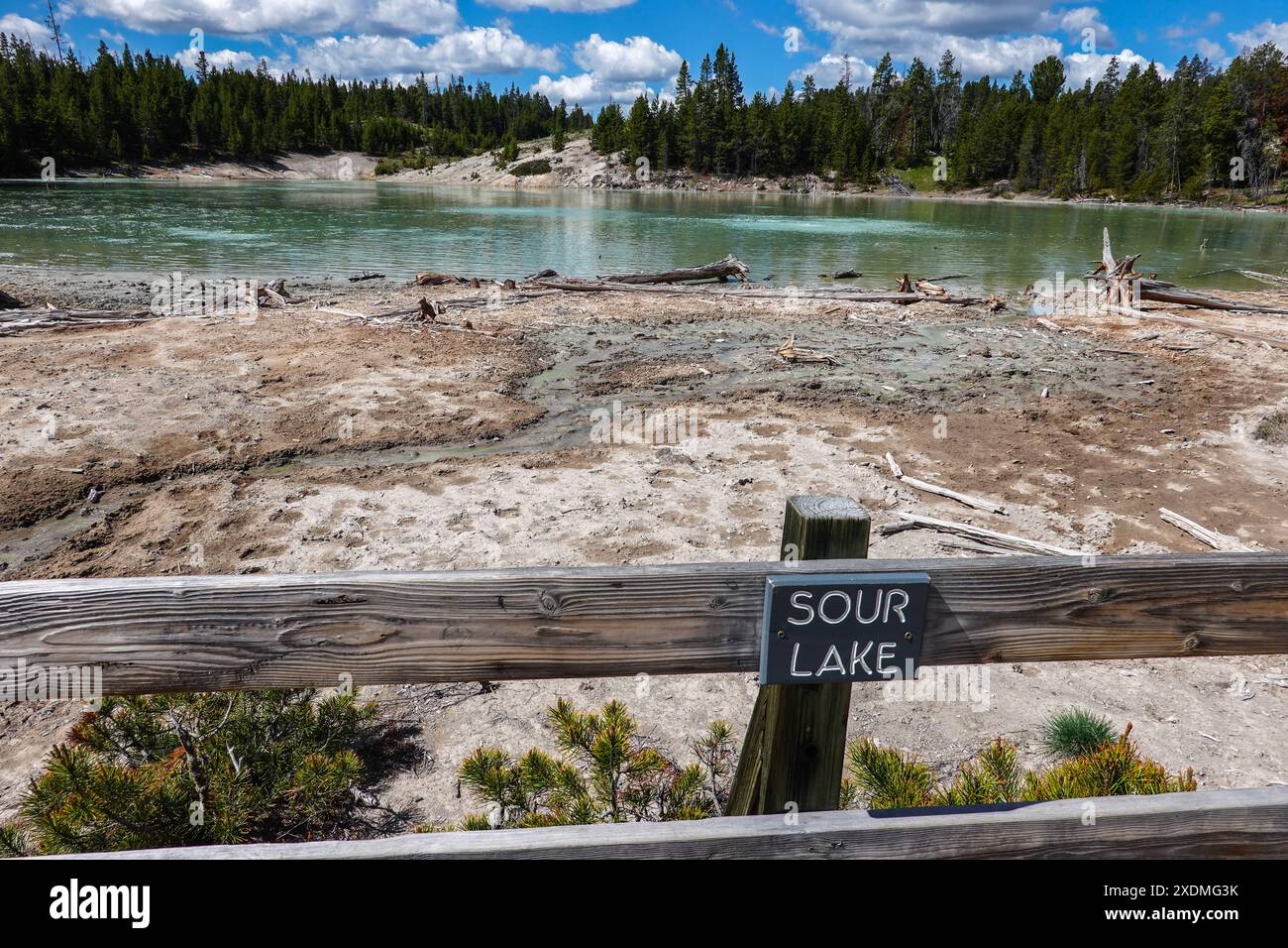 Mud volcano boardwalk trail hi-res stock photography and images - Alamy