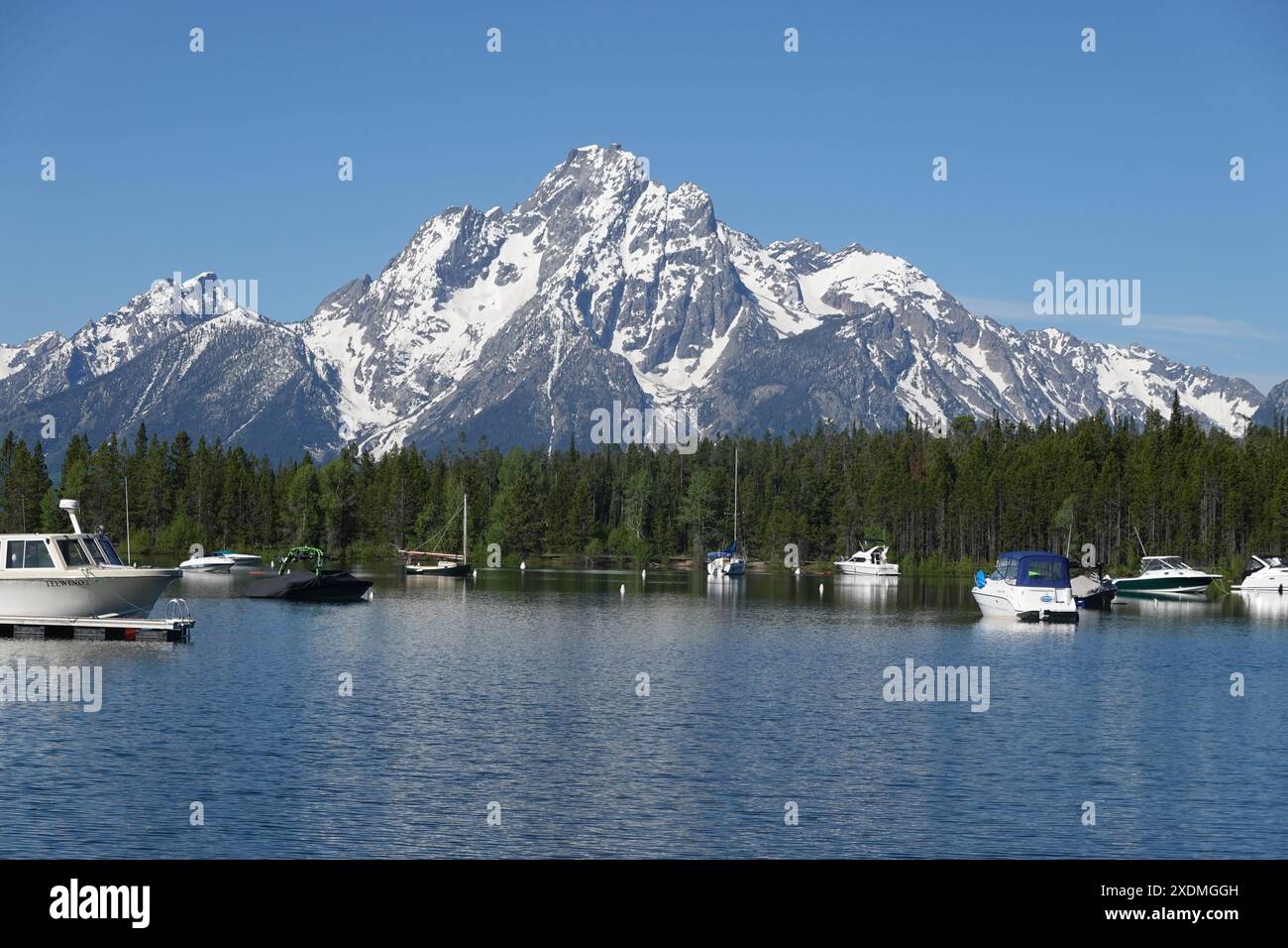 Colter bay boat dock hi-res stock photography and images - Alamy