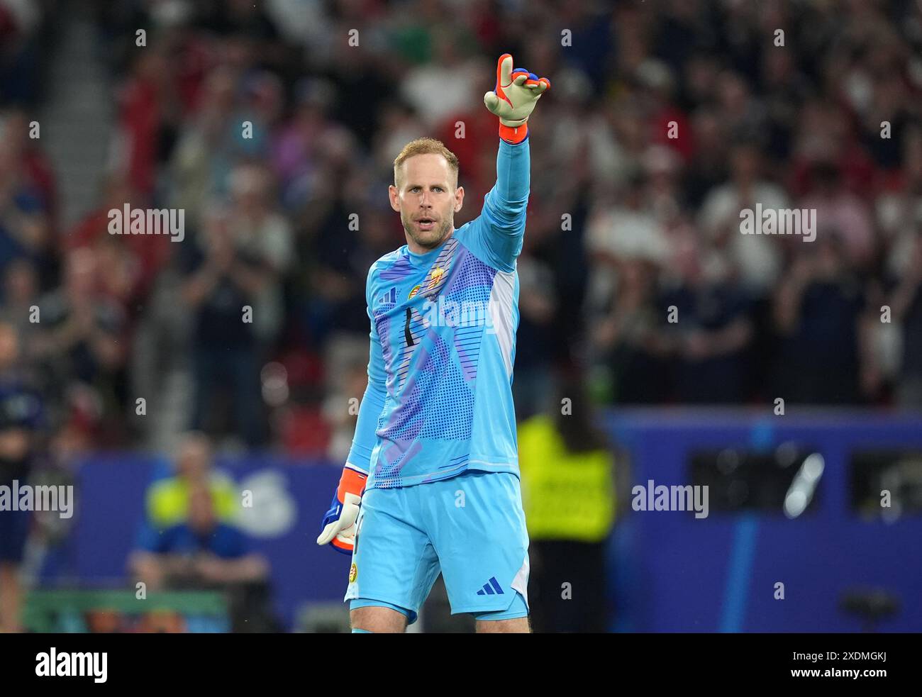 Hungary goalkeeper Peter Gulacsi during the UEFA Euro 2024 Group A ...