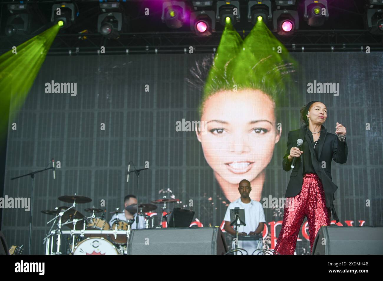 Kim Appleby Performing at Lets Rock Leeds 80s Festival 2024 ,Leeds, UK ...