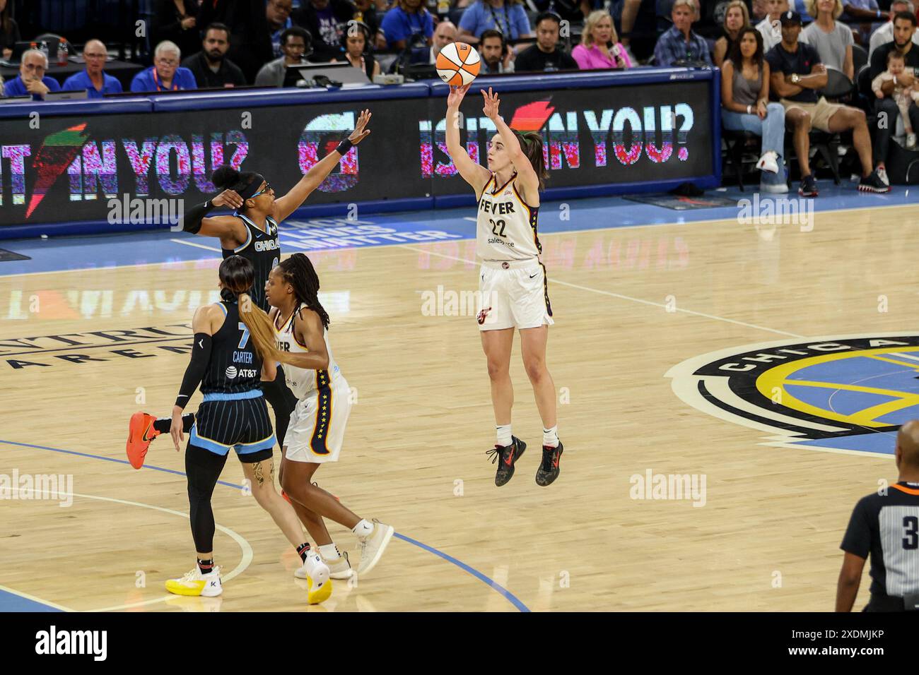 Chicago, USA. 23rd June, 2024. Chicago, USA, June 23, 2024: Caitlin ...