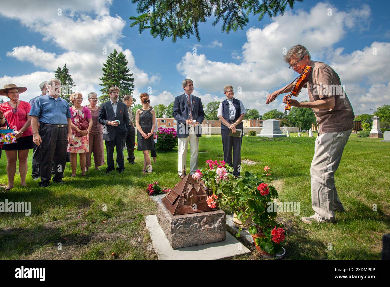 2011 graveside memorial service for James O’Rourke (1933-2011) artist ...
