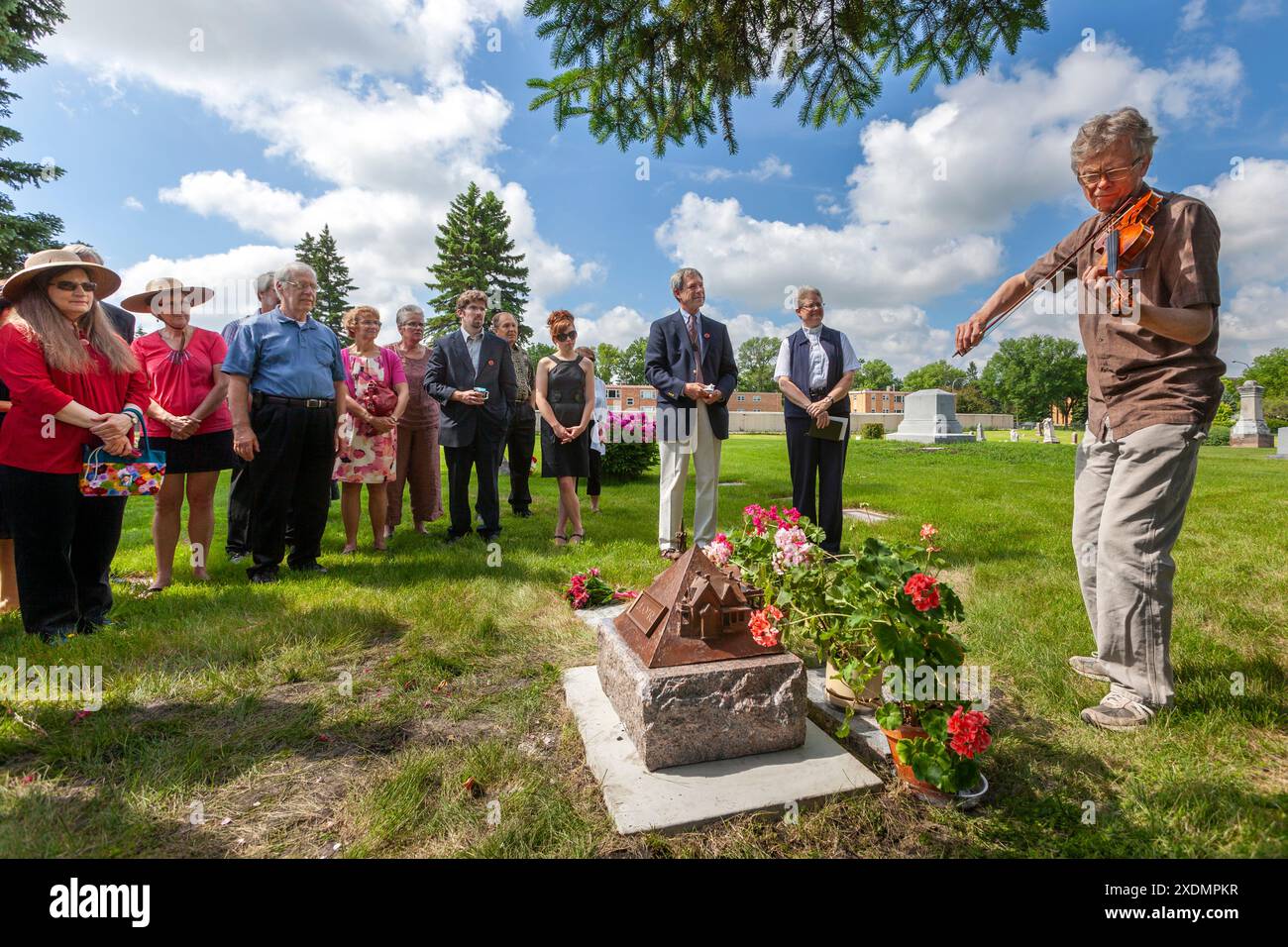 2011 graveside memorial service for James O’Rourke (1933-2011) artist ...