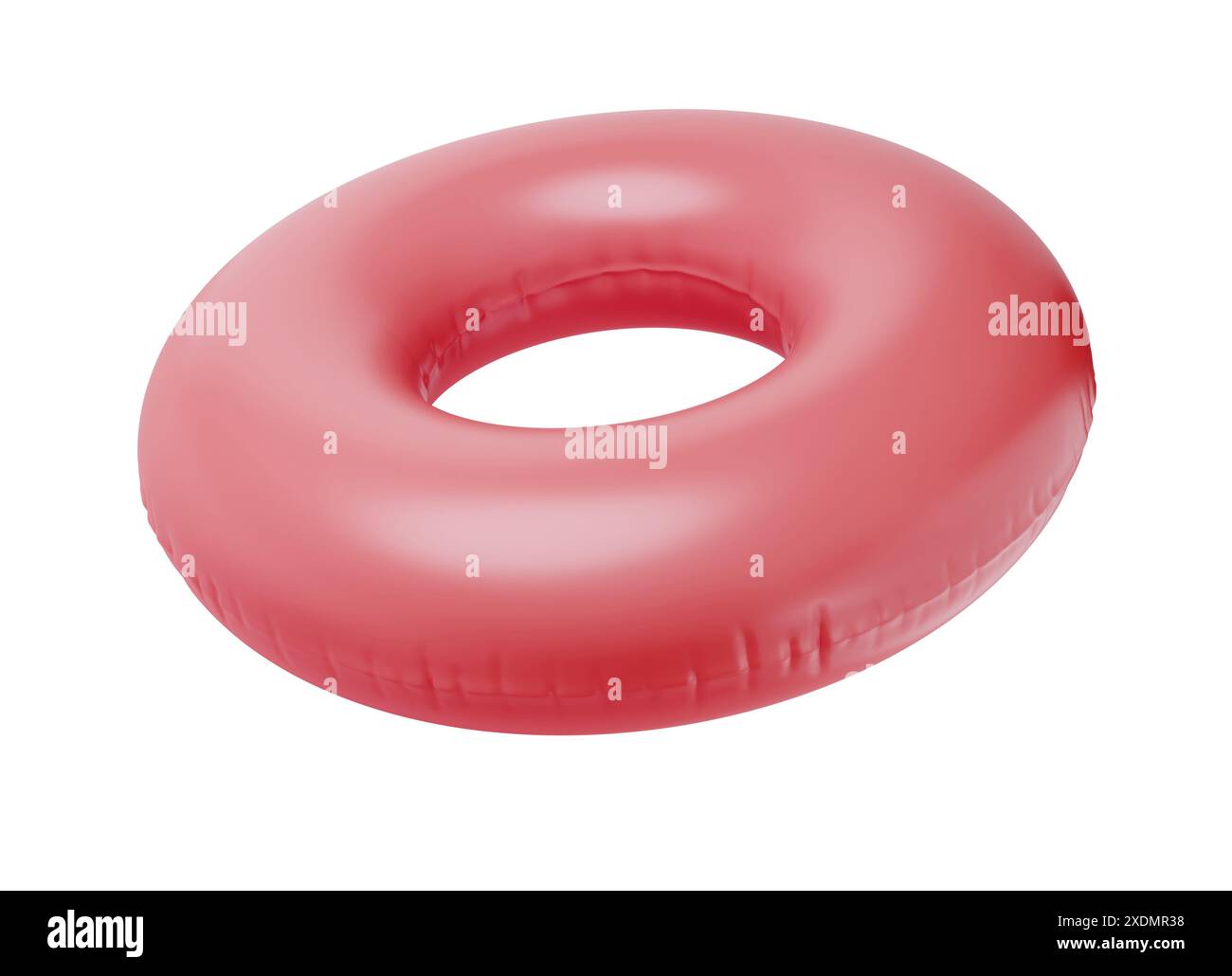 Red swim ring on isolated background. 3d render Stock Photo - Alamy