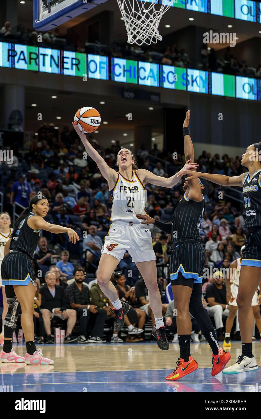 Chicago, USA. 23rd June, 2024. Chicago, USA, June 23, 2024: Caitlin ...