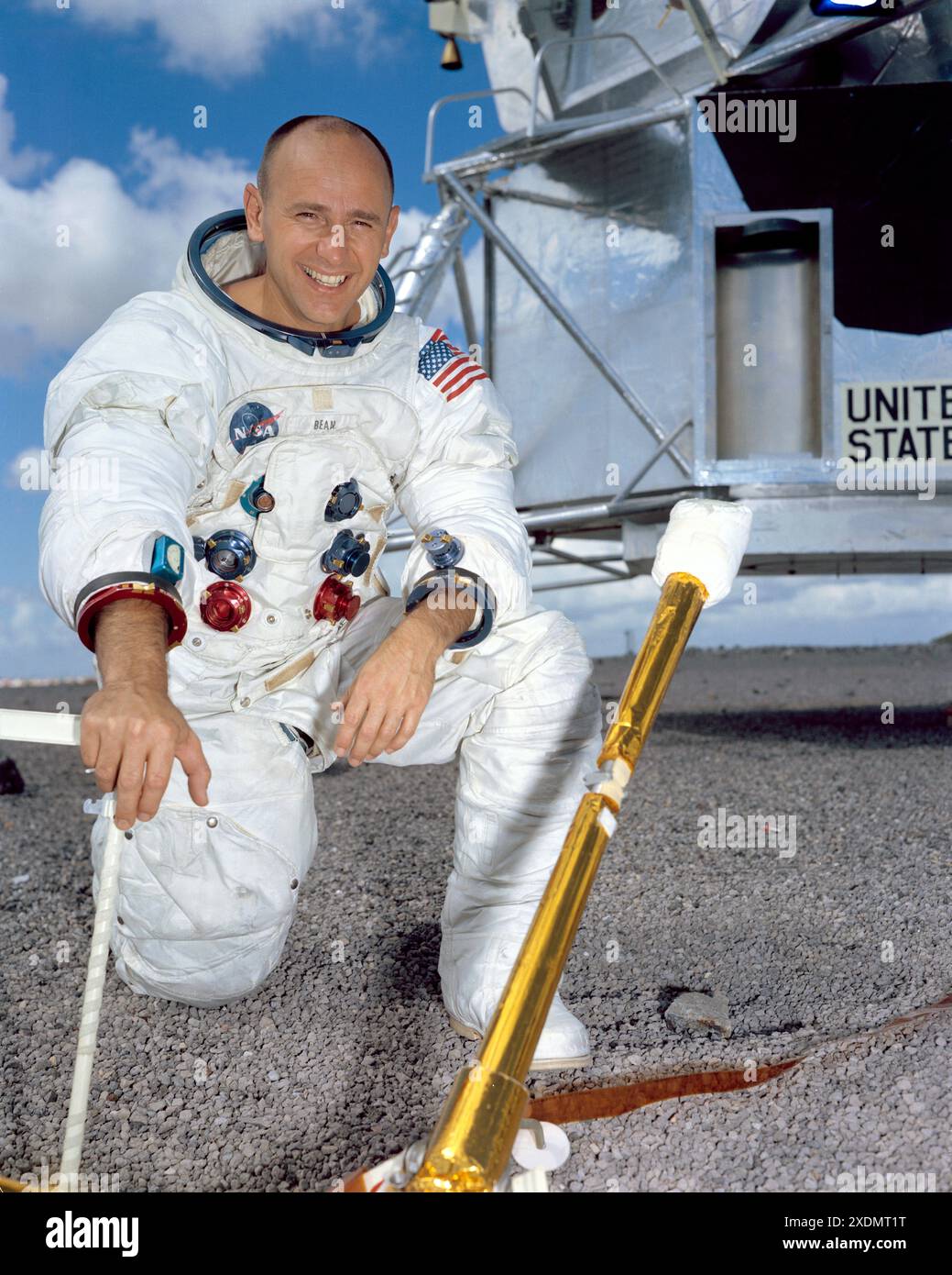 Portrait of Astronaut Alan Bean, Prime Crew Lunar Module Pilot of the ...