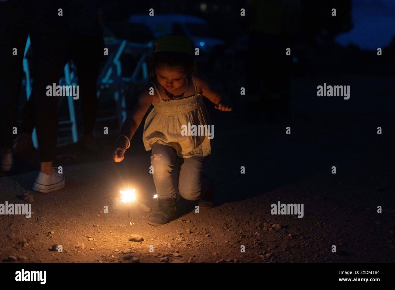 Barcelona, Spain. 23rd June, 2024. Catalonia celebrates the night of ...