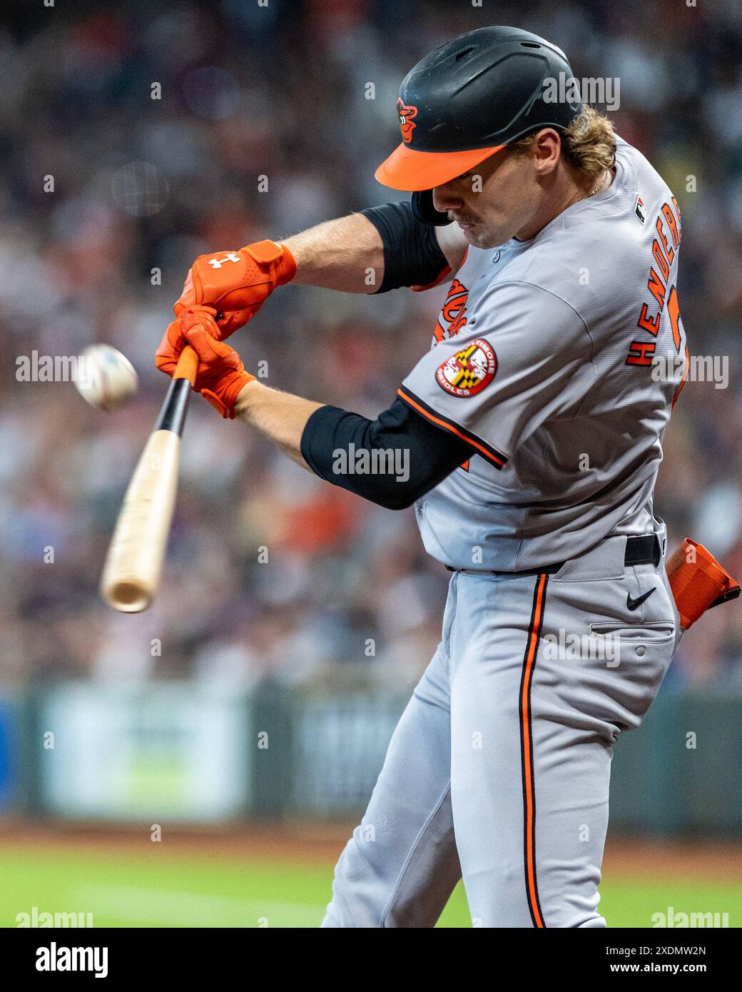 Texas, USA. 23rd June, 2024. Gunnar Henderson #2 of the Baltimore ...