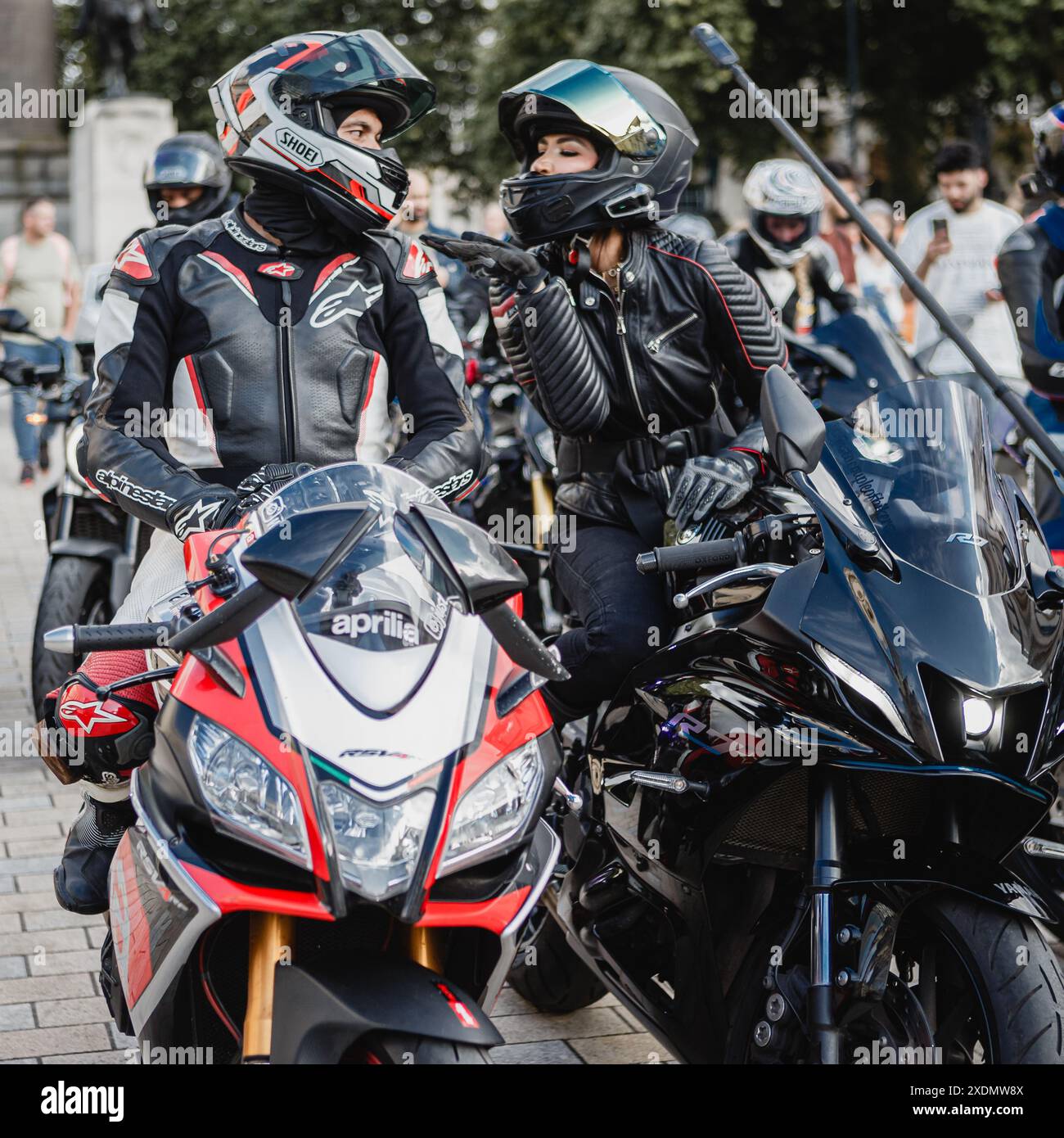 Yamaha electric bike hi-res stock photography and images - Alamy