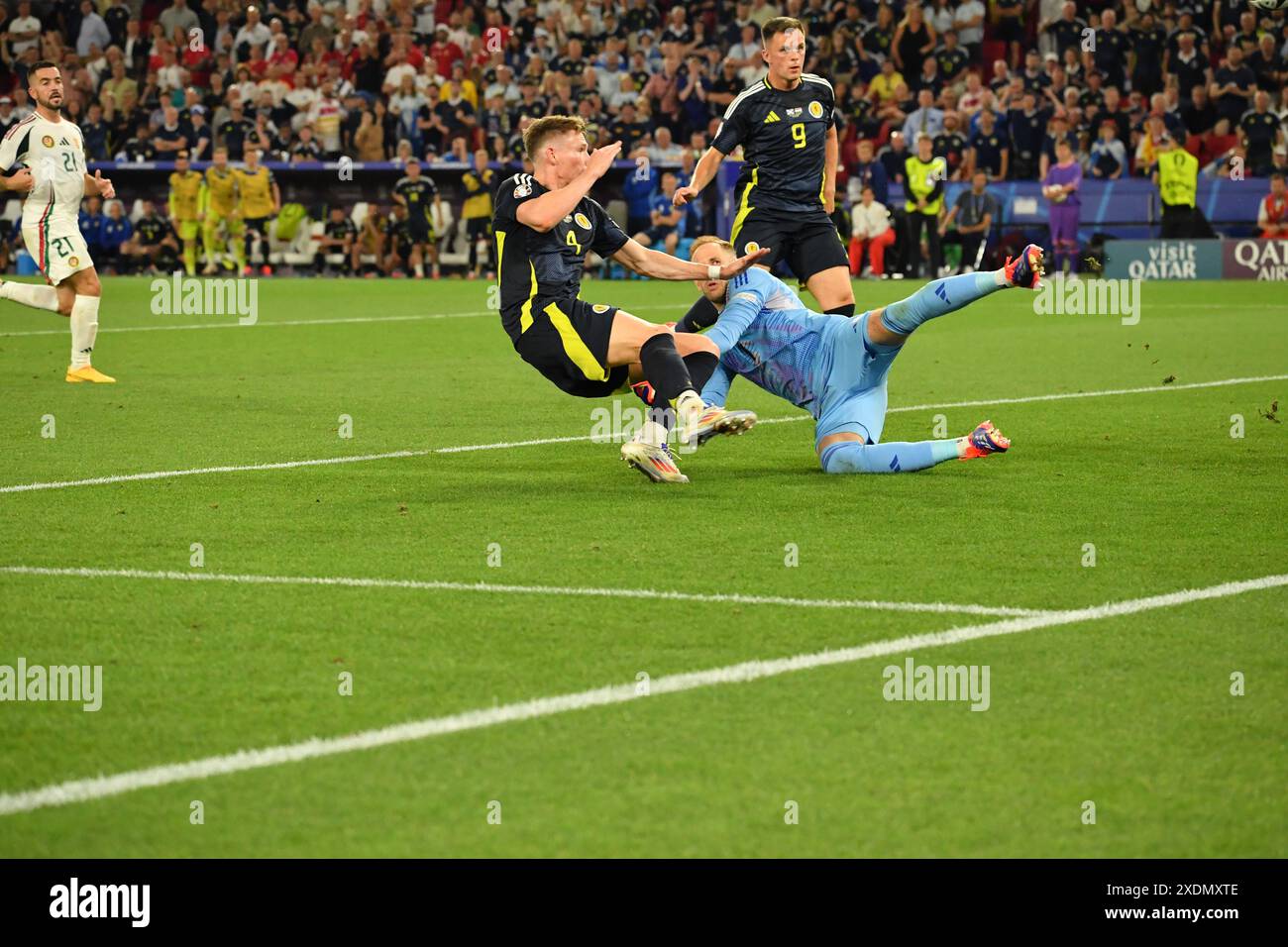 Stuttgart, Germany, 23rd Jun, 2024. Scotland supporters at the match ...
