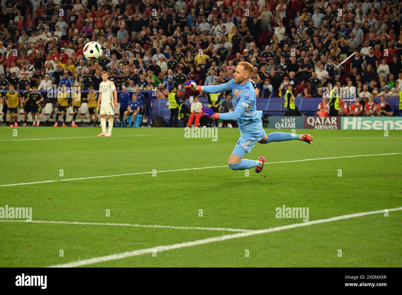 Stuttgart, Germany, 23rd Jun, 2024. Scotland supporters at the match ...