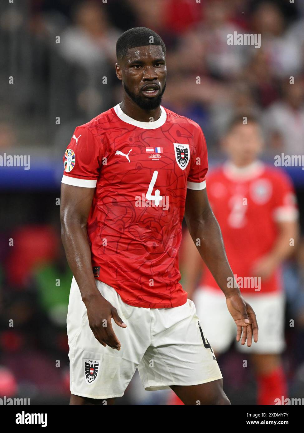 DUSSELDORF - Kevin Danso of Austria during the UEFA EURO 2024 group D ...