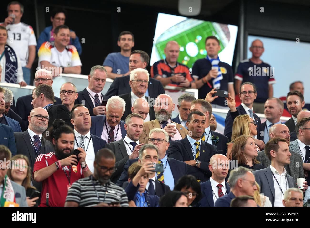 during the UEFA Euro 2024 Group A match at the Stuttgart Arena in ...