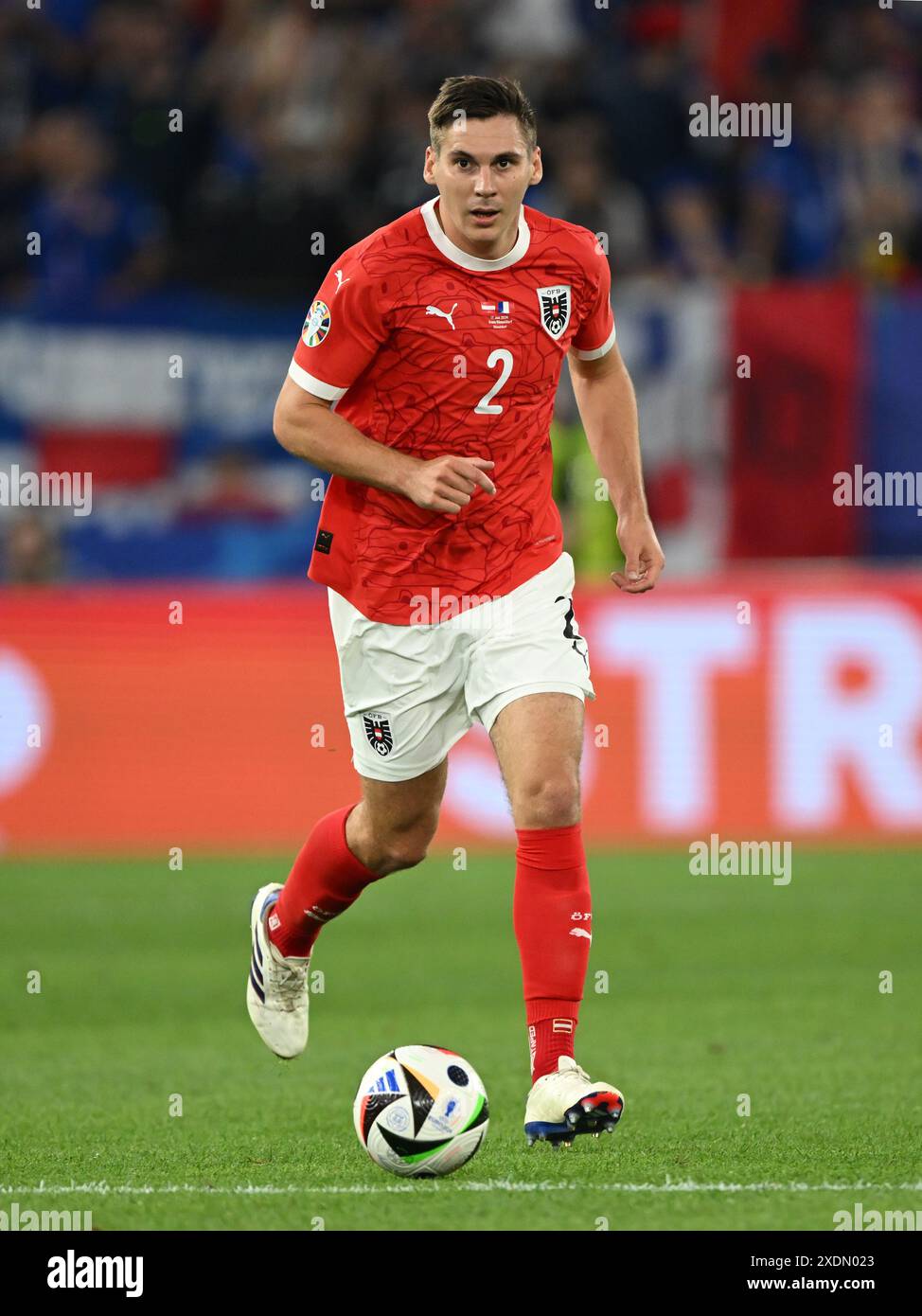 DUSSELDORF - Maximilian Wober of Austria during the UEFA EURO 2024 ...