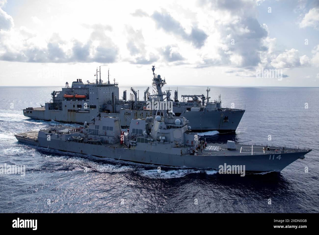 240618-N-NF288-169 SOUTH CHINA SEA (June 18, 2024) The Arleigh Burke ...