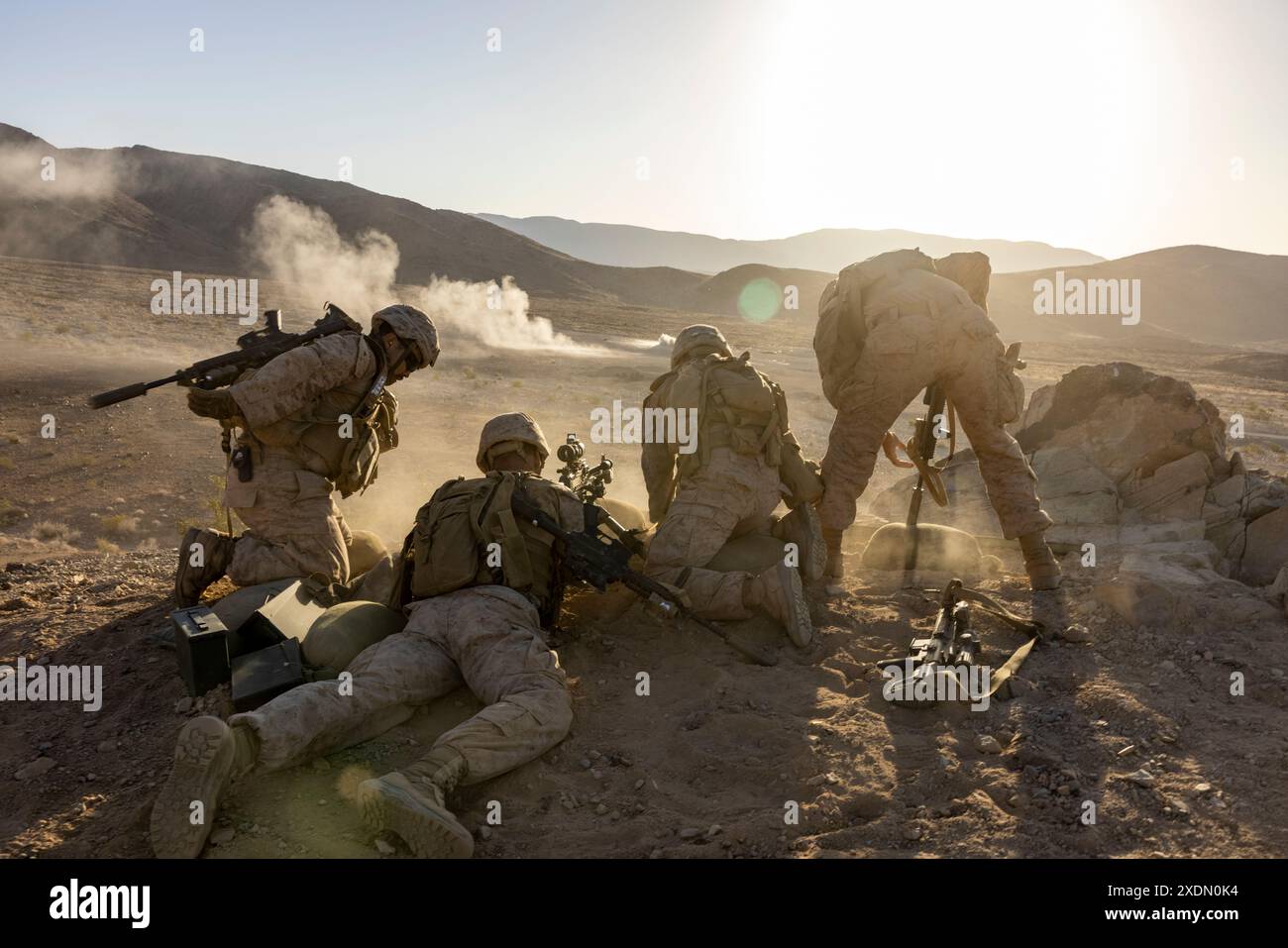 U.S. Marines with Bravo Company, 3rd Battalion, 25th Marine Regiment ...